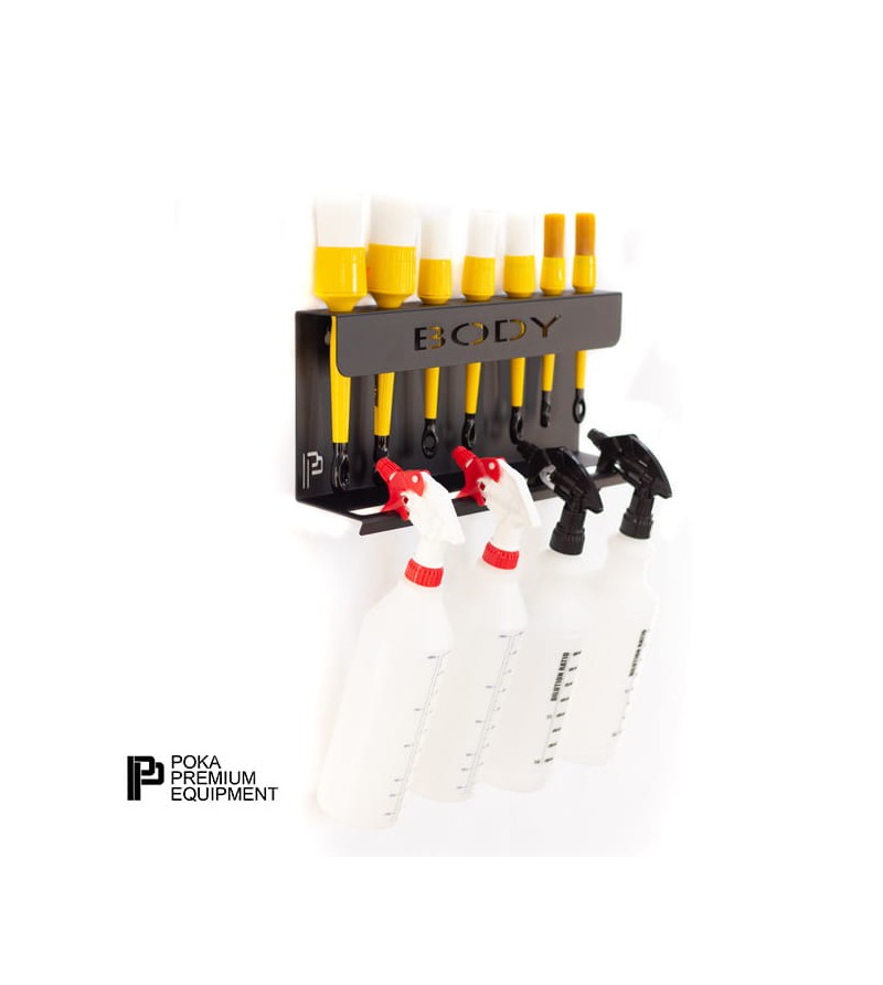 Holder for brush and bottles BODY - Soporte para cepillos y botellas