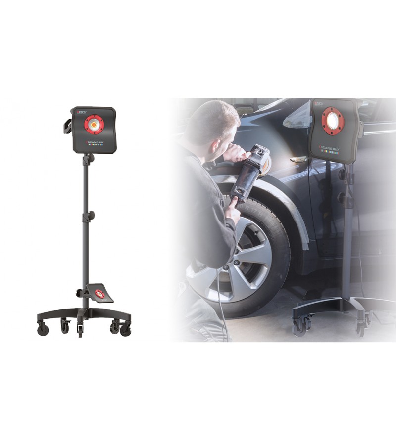 Scangrip Wheelstand - Trípode con ruedas