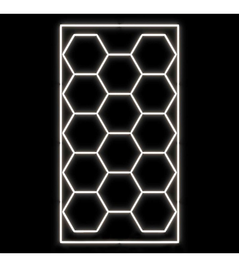 Set de lámparas led hexgonales para detailing