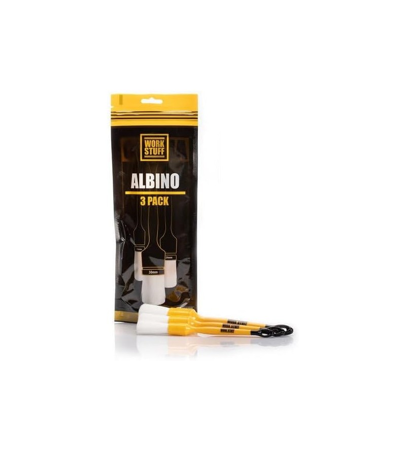 Detailing Brush Albino 3 pack - Brochas para detallado | Work Stuff
